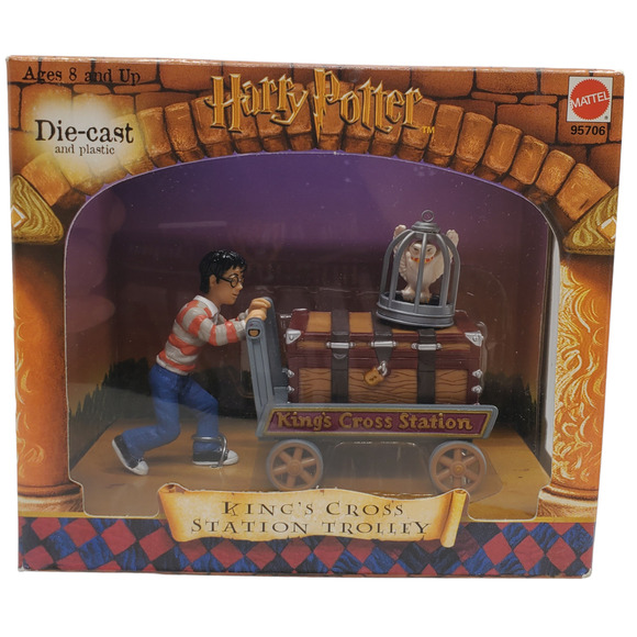 Mattel | Toys | Harry Potter Kings Cross Station Trolley 200 Nib Sealed ...
